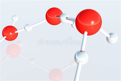 Complex Molecule Atom Structure 3d Render Stock Illustration Illustration Of Educational