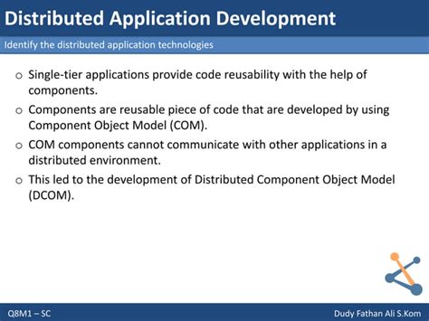 Distributed Application Development Introduction Ppt