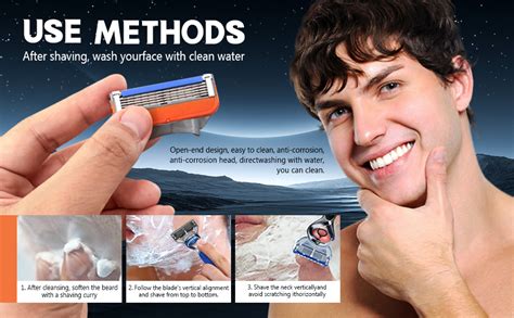 16 Pcs Razor Blade Shaving Razor Blade Refills For Fusion 5