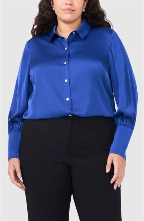 Satin Plus Size Blouses Nordstrom