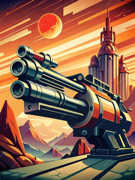 Premium Vector Gatling Vector Graphics Illustration Eps Source File