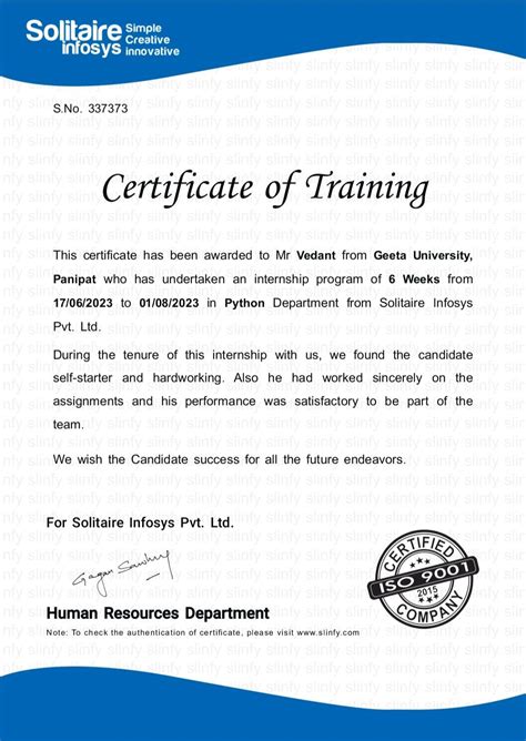 vedant on linkedin python programming summertranning internship