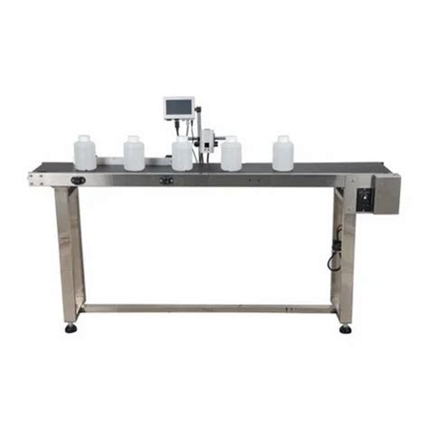 Batch Coding Conveyor Material Handling Capacity 50 200 Kg Per Feet