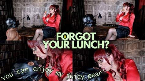 Forgot Your Lunch Ruby Onyx Clips4sale
