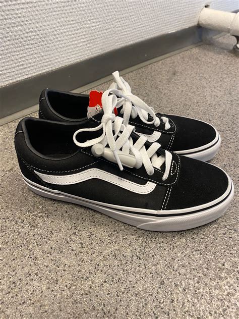 Vans Unisex Sneakers Str 35 Sort Og Hvid Dba