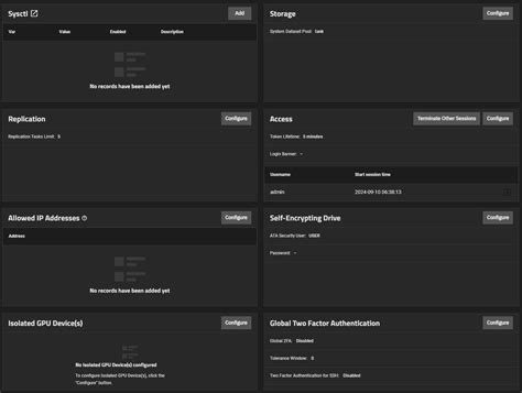 Advanced Settings Screen Truenas Documentation Hub