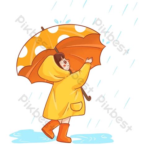 빗 속에서 우산을 가진 어린 소녀 일러스트 Png Psd 무료 다운로드 Pikbest 빗 속에서 우산을 가진 어린 소녀 일러스트 Png Psd 무료 다운로드 Pikbest