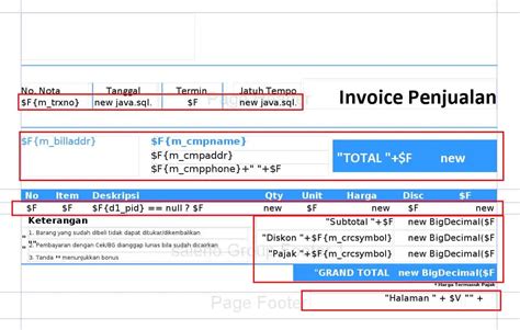 Panduan Perbedaan Static Text Dengan Text Field Pada Ireport