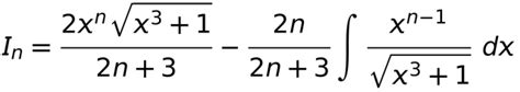 Need Some Integration Using A Recursion Relation Help Math Help Forum