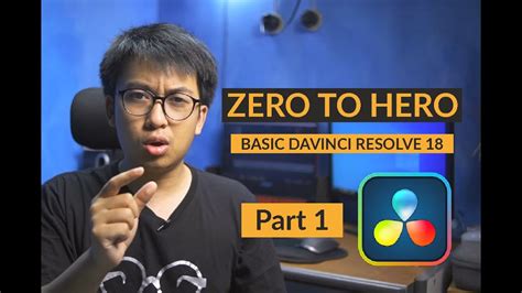 tutorial belajar basic davinci resolve 18 untuk pemula berbahasa