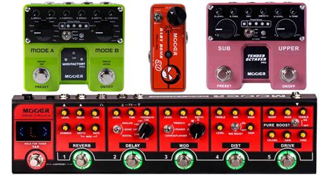 FOUR NEW PEDALS FROM MOOER Mixdown Magazine
