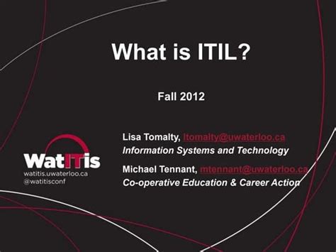 Implementing Itil V3 Ppt