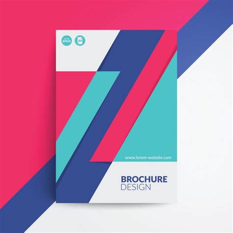 طراحی جلد هندسی طراحی متریال قالب A4 برای بروشور مجله گزارش سالانه پوستر بروشور و غیره 1337086