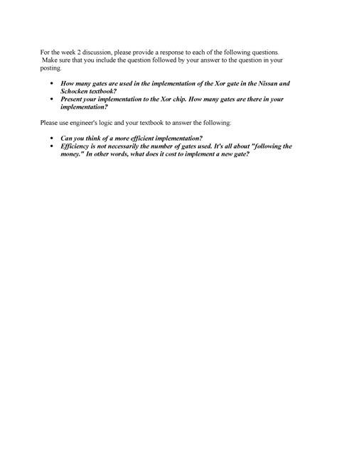 Cs 1104 Discussion Forum Week1 Unit 1 For The Week 2 Discussion Please Provide A Response To