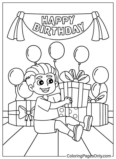 72 صفحة تلوين عيد ميلاد سعيد