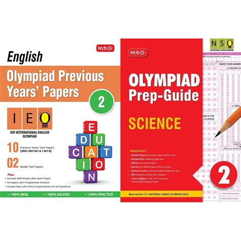 Buy Mtg English Ieo Olympiad Previous Years Papers With Mock Test
