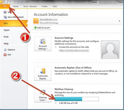 How To Check Your Exchange Mailbox Size In Outlook And Newer IT Blog