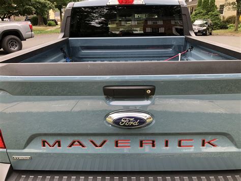 Area 51 Tailgate Lettering Mavericktruckclub 2022 Ford Maverick