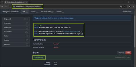 Creating Background Routines With Hangfire In Aspnet Core