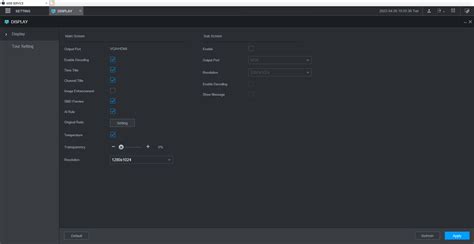 Diamond Recorder How To Configure Face Detection Local Gui