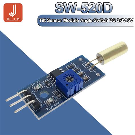 Tilt Sensor Module Switch Sw 520d Angle Vibration Microcontroller