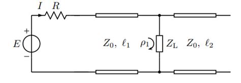 Circuit Analysis Solving For Current Flowing Through R And Reflection Coefficient Electrical