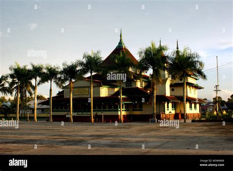 Keraton Sambas Palace Mosque Sambas West Kalimantan Indonesia Stock