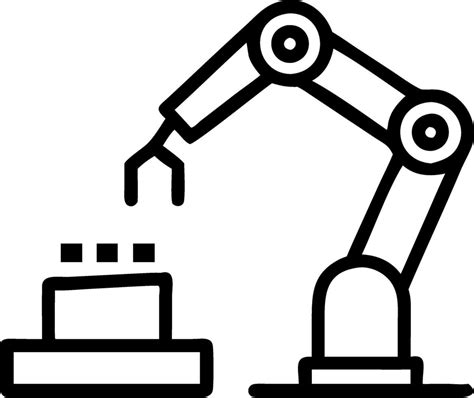 Robotic Assembly Line Glowing With Holographic Efficiency 55728073 Vector Art At Vecteezy