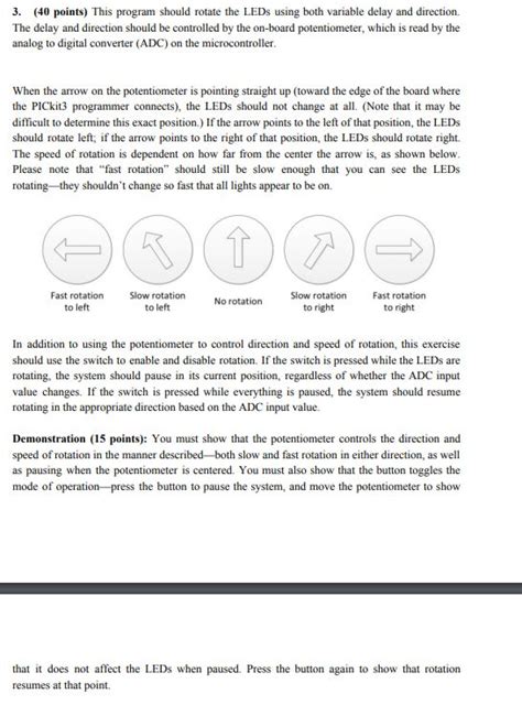 3 40 Points This Program Should Rotate The Leds