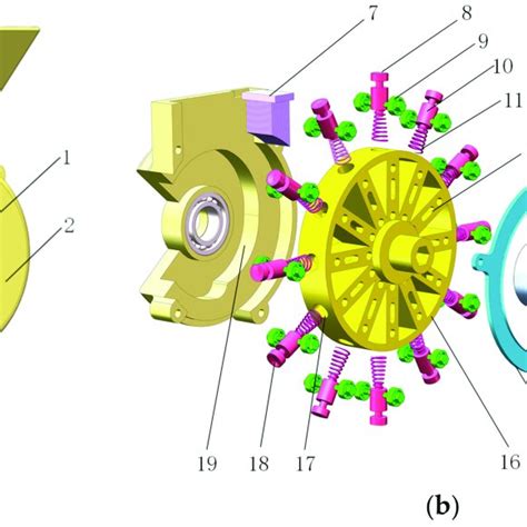 Configuration Diagram Of Seed Metering Device A Front View B