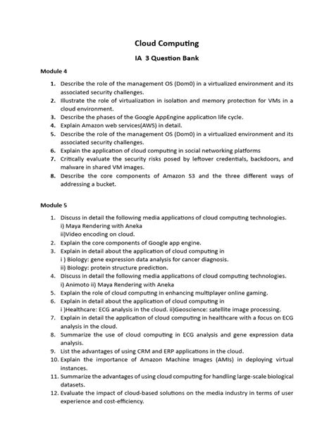 Cc Ia 3 Question Bank 1 1 Pdf