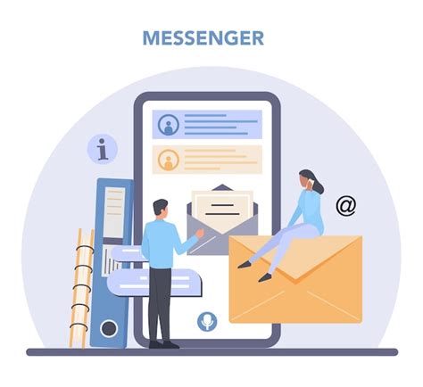 Premium Vector Businessman Personal Assistant Online Service Or Platform