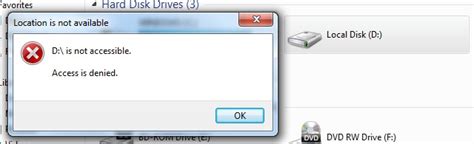 Partition Drive Not Accessible Access Is Denied Techyv Com