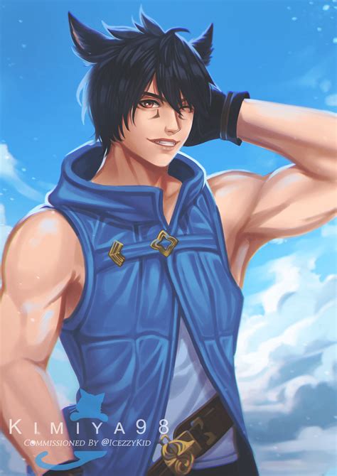 [for Hire] Fully Rendered Illustration Emotes Pngtuber R Ffxivart