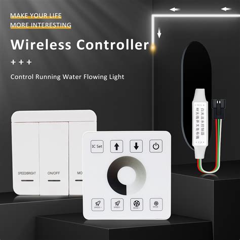 Ws2811 Running Water Led Strip Controller 2048 Ic Touch Panel Remote