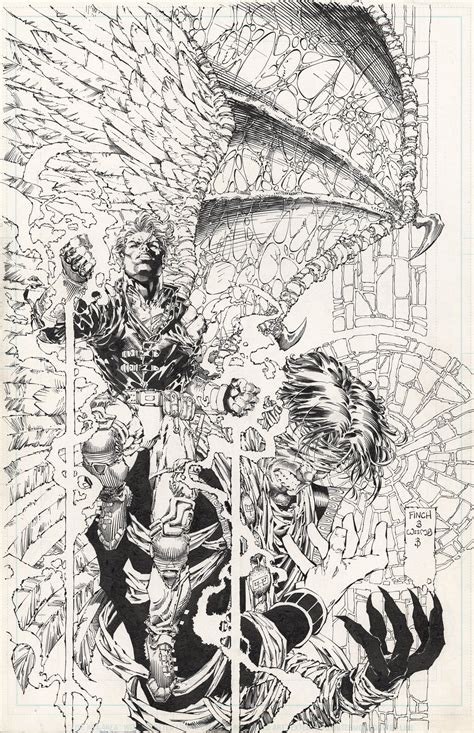 Cyberforce 28 Cover David Finch Comic Art Sale