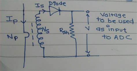 How To Convert Current Obtained From Ct To Precise Voltage Applied As