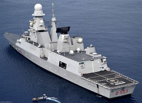 Andrea Doria Class Guided Missile Destroyer Ddg Italian Navy