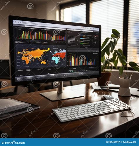 Sleek Modern Business Data Visualization Dashboard Financial Performance Revealed Stock