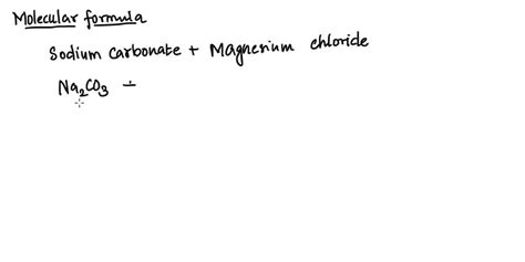 Video Solution What Precipitate Will Form When Aqueous Solutions Of Sodium Carbonate Na2co3