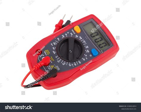 Digital Multimeter Isolated On White Background Stock Photo Shutterstock