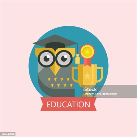 학교에 환영 합니다 다시 학술 모자에 현명한 올빼미입니다 벡터 엠 블 럼 로고입니다 개념에 대한 스톡 벡터 아트 및 기타 이미지 개념 공부 과학 Istock