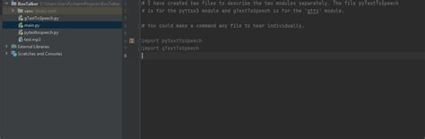 Text To Speech Converting Modules By Python