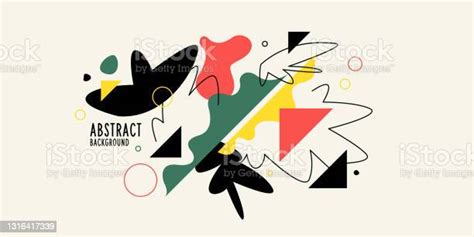 낙서 스타일의 다양한 손으로 그린 요소와 추상적 인 배경 텍스트와 디자인을 배치하기 위한 템플릿입니다 추상적인에 대한 스톡 벡터 아트 및 기타 이미지 Istock