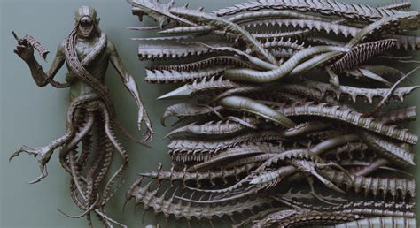Tentacles 40 In Zbrush Brushes And Objs