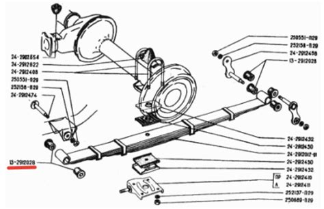 Втулка ушка рессоры ГАЗ 13, 14, 24, 2410, 3102, 31029, 3110, РАФ 2203