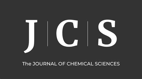 Home Journal Of Chemical Sciences