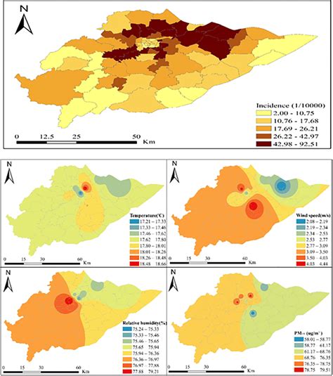 Spatiotemporal Pattern Of Incidence Of Female Hfmd Temperature Wind