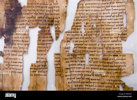 Detail Of The Dead Sea Scrolls A Fragment Of Isaiah National
