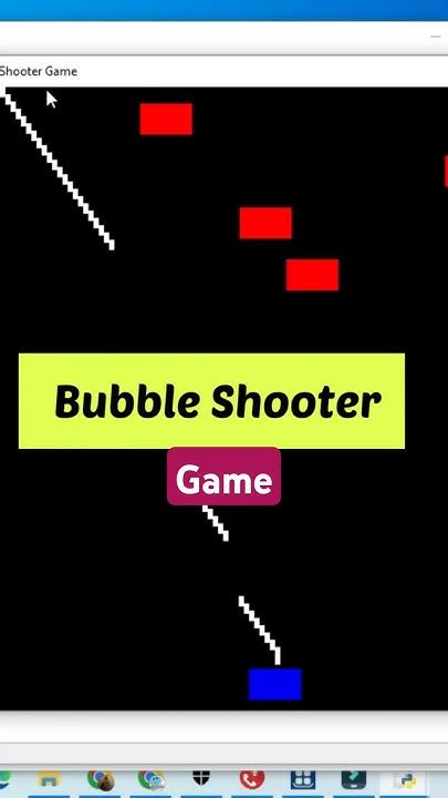 Bubble Shooter Game In Python Python Game Project Shorts Shorts Pythongame Youtube